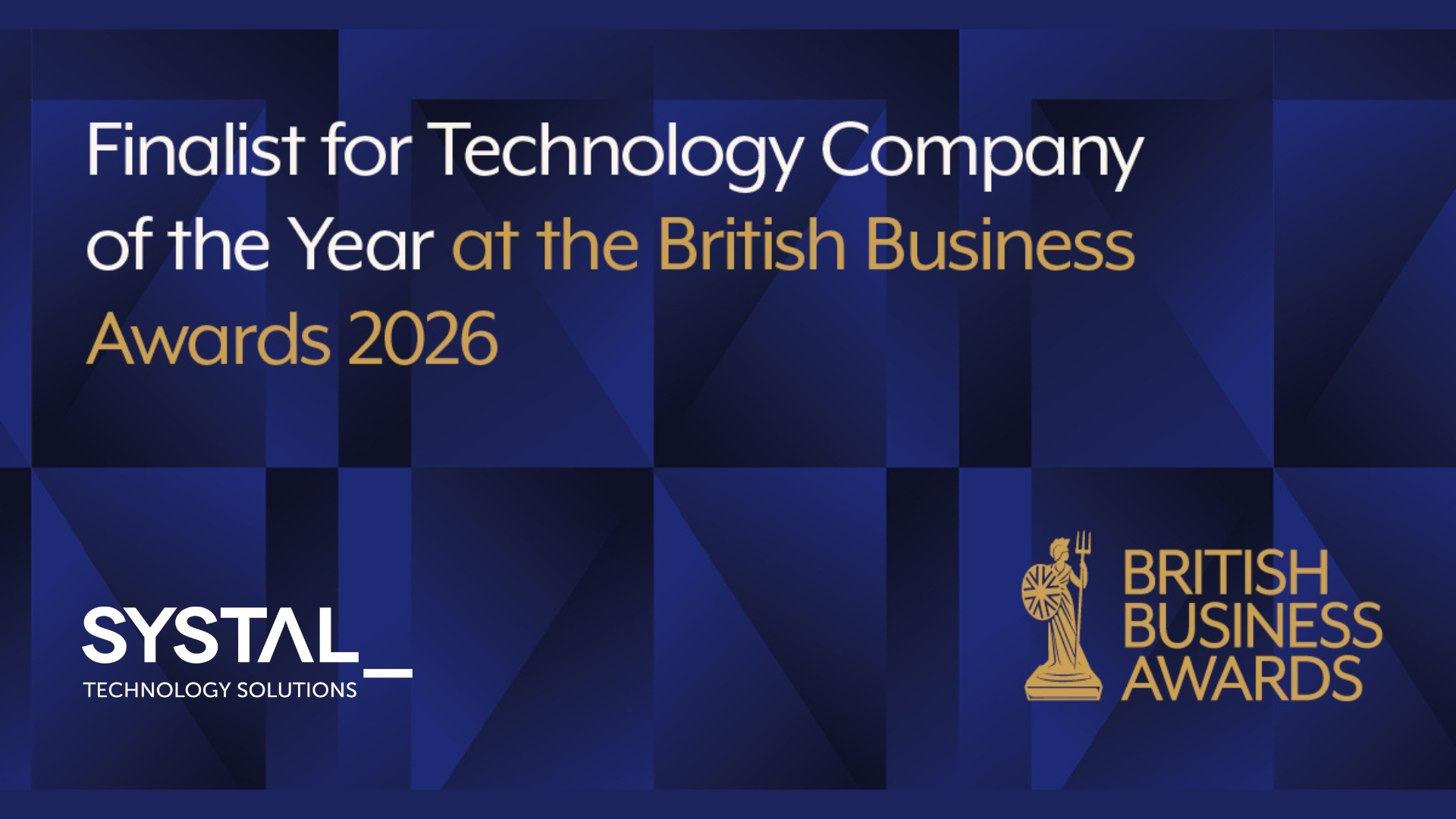 Systal Shortlisted for Technology Company of the Year at the British ...